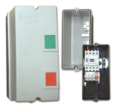 DOL STARTER 4.0kW 230VAC IN PLASTIC ENCLOSURE IP65 w/TOR-C OVERLOAD 7.2 ...