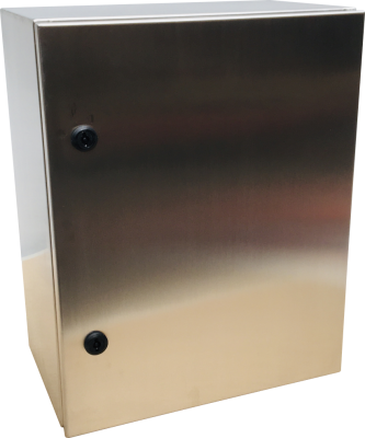 CVS SS304 ENCLOSURE 500H x 400W x 150D, 1-DOOR c/w GEAR PLATE (no ...