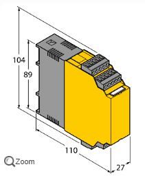 TURCK Rotation speed monitor,Operating range 0.06 600000 min-1,(NAMUR ...