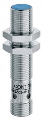 CONTRINEX Classic Series 600, 12mm INDUCTIVE SENSOR,PNP, N/C, 2500Hz, FLUSH 4MM , M12 4pin ...