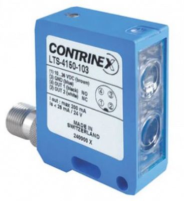 CONTRINEX DIFFUSE SENSOR LTS SERIES, NPN, 30mm ...1200mm range,10-30VDC ...