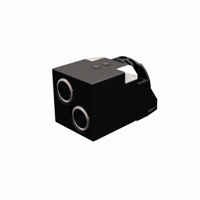BANNER ULTRASONIC DIFFUSE MODE SENSOR, CK40 SERIES, 40mm x 40mm HOUSING ...