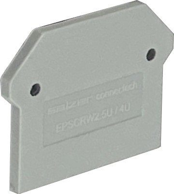 END PLATE FOR SCRW2.5U/SCRW4U TERMINAL - Electrical Importing Company Ltd