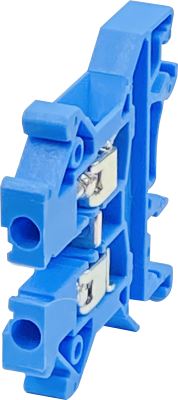 FEED THROUGH TERMINAL 32A BLUE 4mm² - Electrical Importing Company Ltd