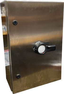 GHISALBA LOAD BREAK SWITCH 3 POLE 250A IN 316 STAINLESS STEEL ENCLOSURE ...