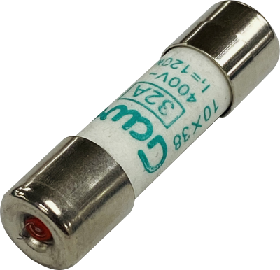 GAVE CYLINDRICAL MOTOR FUSE 10x38 2A aM 500VAC WITH INDICATOR (Sz0 ...