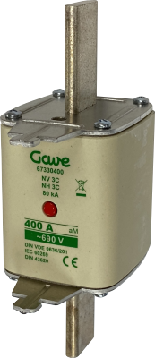 GAVE NH MOTOR FUSE WITH INDICATOR 400A aM 690VAC NH3C (Sz3C ...