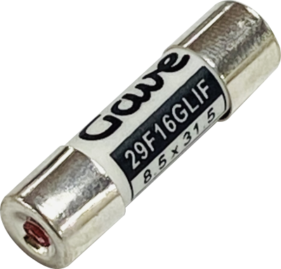 GAVE CYLINDRICAL FUSE 8x31 10A gG 400VAC WITH INDICATOR (Sz00 ...