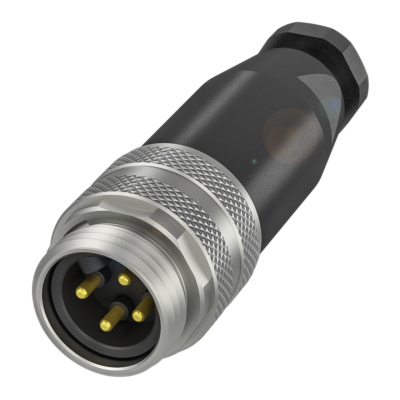 BALLUFF Field Attachable 7/8-16 UN-Male, straight, 4-pin,Cable Dia 8 ...