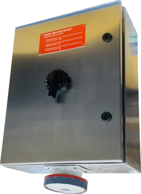 EIC 125A NON-INTERLOCKED SWITCHED SOCKET OUTLET, 3P+E, SS316 ENCL ...