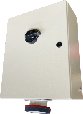 EIC 125A INTERLOCKED SWITCHED SOCKET OUTLET, 3P+E, POWDER COATED IP65 ...