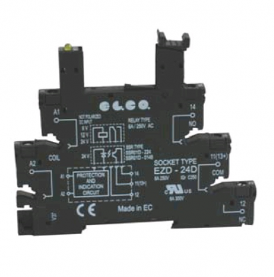 ELCO SOCKET FOR EZD INTERFACE MODULES - BREADTH 6.2mm SUIT INPUT 6,12 ...