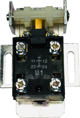 BERNSTEIN FOOTSWITCH CONTACT BLOCK 1NO/1NC WITH LATCH, SLOW (U1Y ...