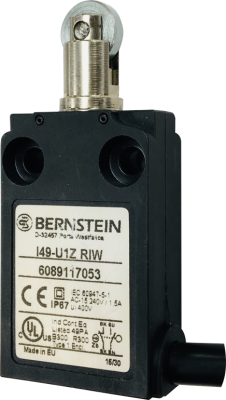 BERNSTEIN I49 SLIM LIMIT SWITCH METAL ROLLER PLUNGER 1NC / 1NO SNAP ACTION I49-SU1ZRIW ...