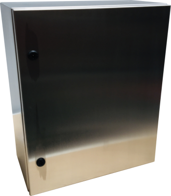 CVS SS304 ENCLOSURE 600H x 500W x 200D, 1-DOOR c/w GEAR PLATE (no ...
