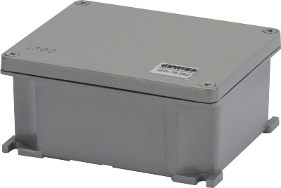 CVS ALUMINIUM JUNCTION BOX, PAINTED METALLIC GREY IP66, 128x103x57mm ...