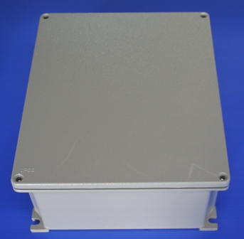 CVS ALUMINIUM JUNCTION BOX, PAINTED METALLIC GREY IP66, 294x244x114mm ...