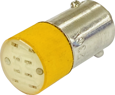 BA9 LED 12V AC/DC - AMBER/YELLOW - Electrical Importing Company Ltd