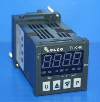 ELCO TEMP CONTROLLER 48x48 24VAC/DC, 1-DISPLAY, IN = TC(J,K,S,IR)+PT100 ...