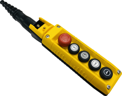 TER MIKE PENDANT 5-WAY: 4x 1-SPEED 1NO BUTTONS w/SYMBOLS + E/STOP 1NC ...