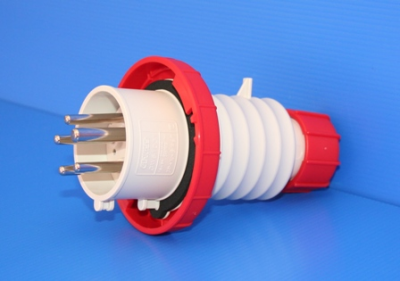 GEWISS IEC309 FAST STR PLUG IP67 RED 415V 6H 16AMPS 3P+N+E (while ...