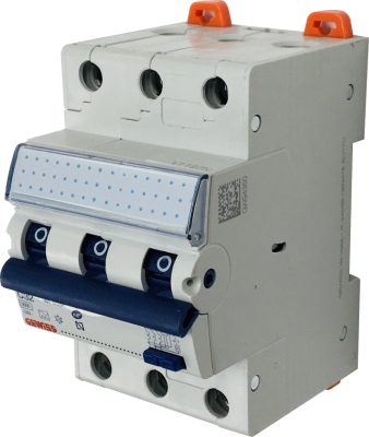 GEWISS MDC60 RCBO TYPE A 6kA C-CURVE 3P 400V 30mA 32A 3M - Electrical ...