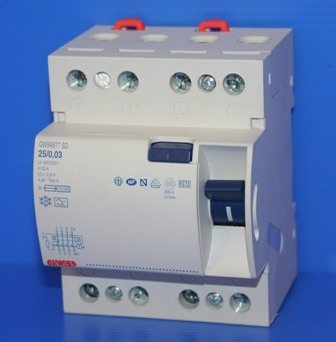 GEWISS SD RCCB TYPE A 4P 400V 4M 25A 300mA (while stocks last ...