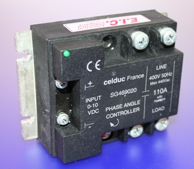 CELDUC SSR PHASE ANGLE CONTROLLER 0-10VDC 400V 110A *** while stocks ...