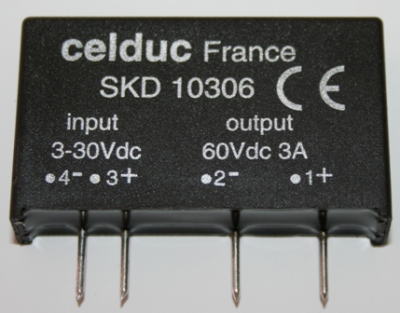 CELDUC SSR FOR PCBs, 2-60VDC 3A, Ctrl 3-30VDC, DC RELAY - Electrical ...