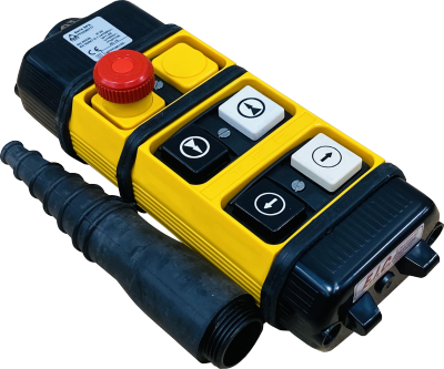 TER SPA PENDANT 6 WAY: 2x 1NO/1NC BUTTONS + 2x 2-SPEED BUTTONS + E/STOP ...