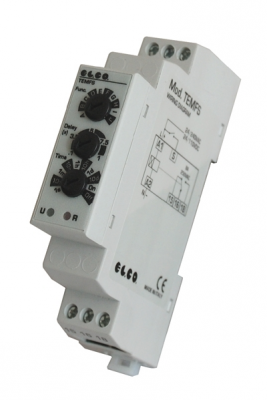 ELCO TIMER MULITFUNCTION 0.1s-10days, 1 x C/O 8A AC1,SUPPLY 24-75VDC/24 ...