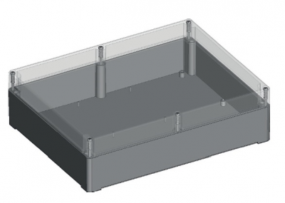 BERNSTEIN CT POLYCARBONATE ENCLOSURE IP66 TRANSPARENT LID 300x230x86mm ...