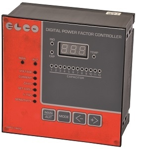 ELCO 6 STEP POWER FACTOR CONTROLLER 230-440VAC, c/w ALARM 144x144mm ...