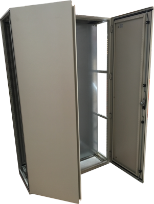 CVS ENCLOSURE OPEN SIDES 2000H x 1200W x 800D, 2-DOOR WITH GEAR PLATE ...