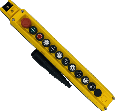 TER MIKE PENDANT 12-WAY: 8x 1-SPEED 1NO BUTTONS w/SYMBOLS + START ...