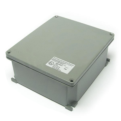 AL JUNCTION BOX, ATEX 3GD Ex nA Zone 2,22, RAL 7037 IP66, 392x298x144mm ...