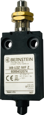 BERNSTEIN I49 SLIM LIMIT SWITCH METAL PLUNGER 2NC / 2NO SLOW ACTION I49-U2Z IWF Z FRONT MOUNTING ...