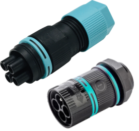 TEEPLUG KIT MINI PANEL PLUG CONNECTOR SOCKET 4P XDRY M20 NUT D6 - 13.5 ...